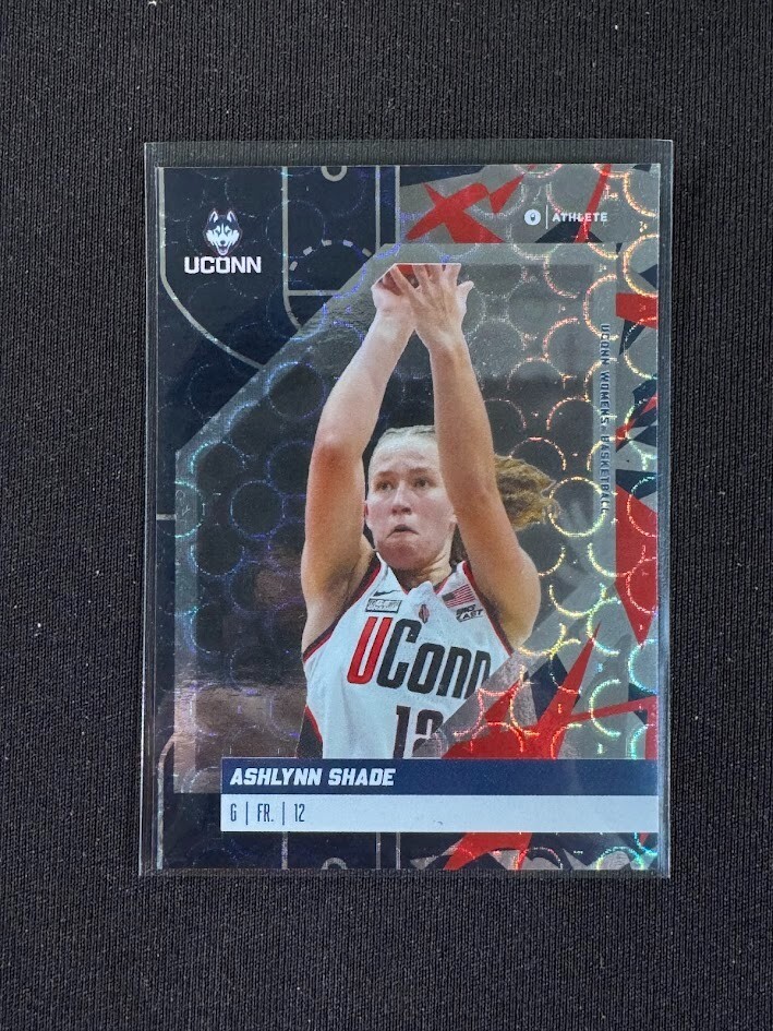 2024 Onit UConn Womens Basketball Ashlynn Shade Holo Silver Parallel 43 ...