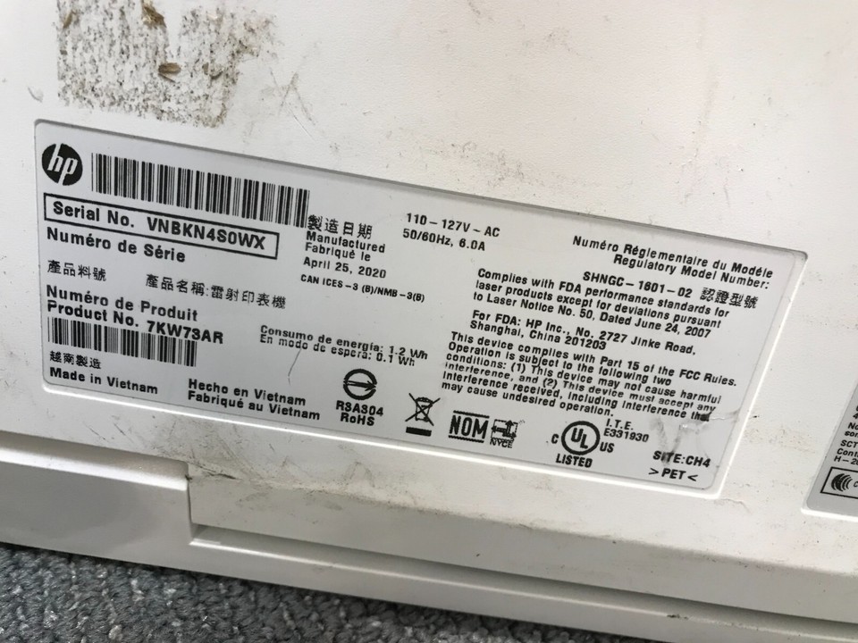 HP Color LaserJet Pro MFP M283cdw All-In-One Printer TESTED | eBay