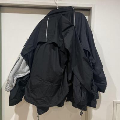Size L NIKE M NRG DH JACKET Reconstructed layered nylon Size L NIKE M NRG DH JACKET Reconstructed layered nylon