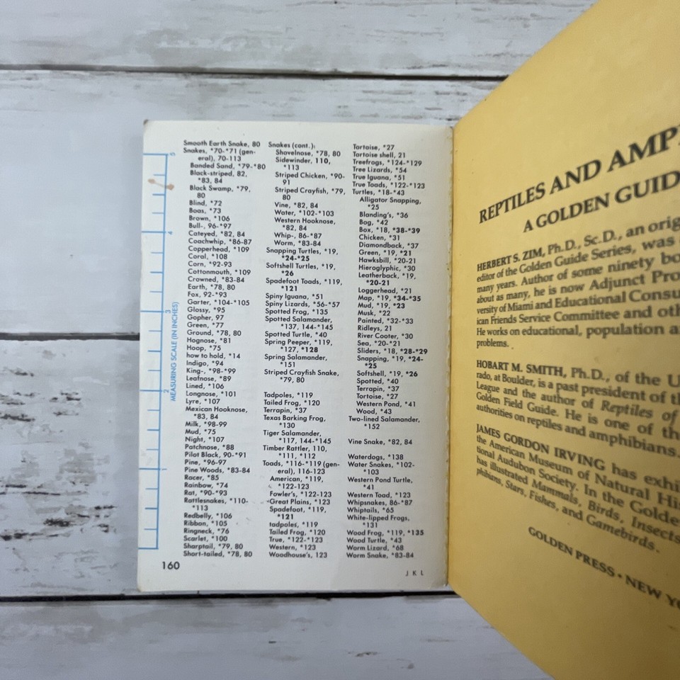 Reptiles & Amphibians Golden Nature Guide Herbert Zim Vintage Field ...