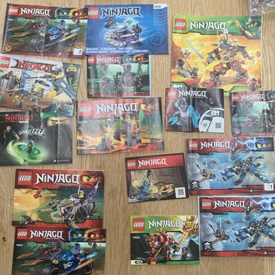 Lego Ninjago Instructions Manual Booklet Bundle | eBay