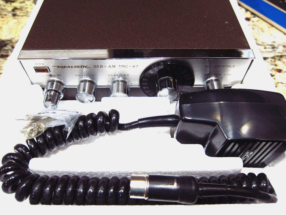Vintage Realistic Solid State 23 Channel CB Transceiver TRC-47 AM SSB ...