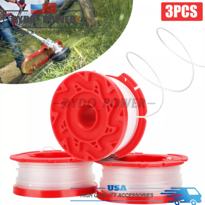 3x 30ft Replacement String Weed Grass Trimmer Line Spool for Craftsman ...