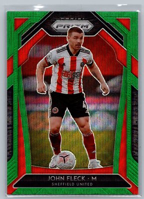 2020-21 Panini Prizm Premier League #24 John Fleck Green Wave Prizm | eBay