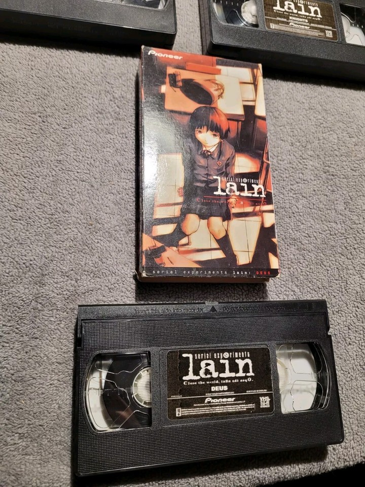 Serial Experiments Lain 1-3 Lot (VHS, Pioneer) Anime Subtitled Navi ...