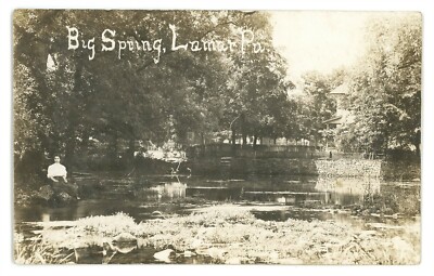 RPPC Big Spring LAMAR PA Clinton County Pennsylvania Real Photo ...