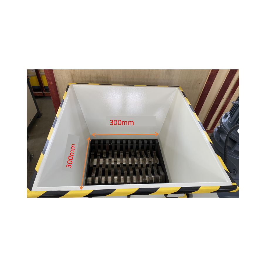 400 Double shaft shredder Scrap metal cardboard wood plate shredding ...