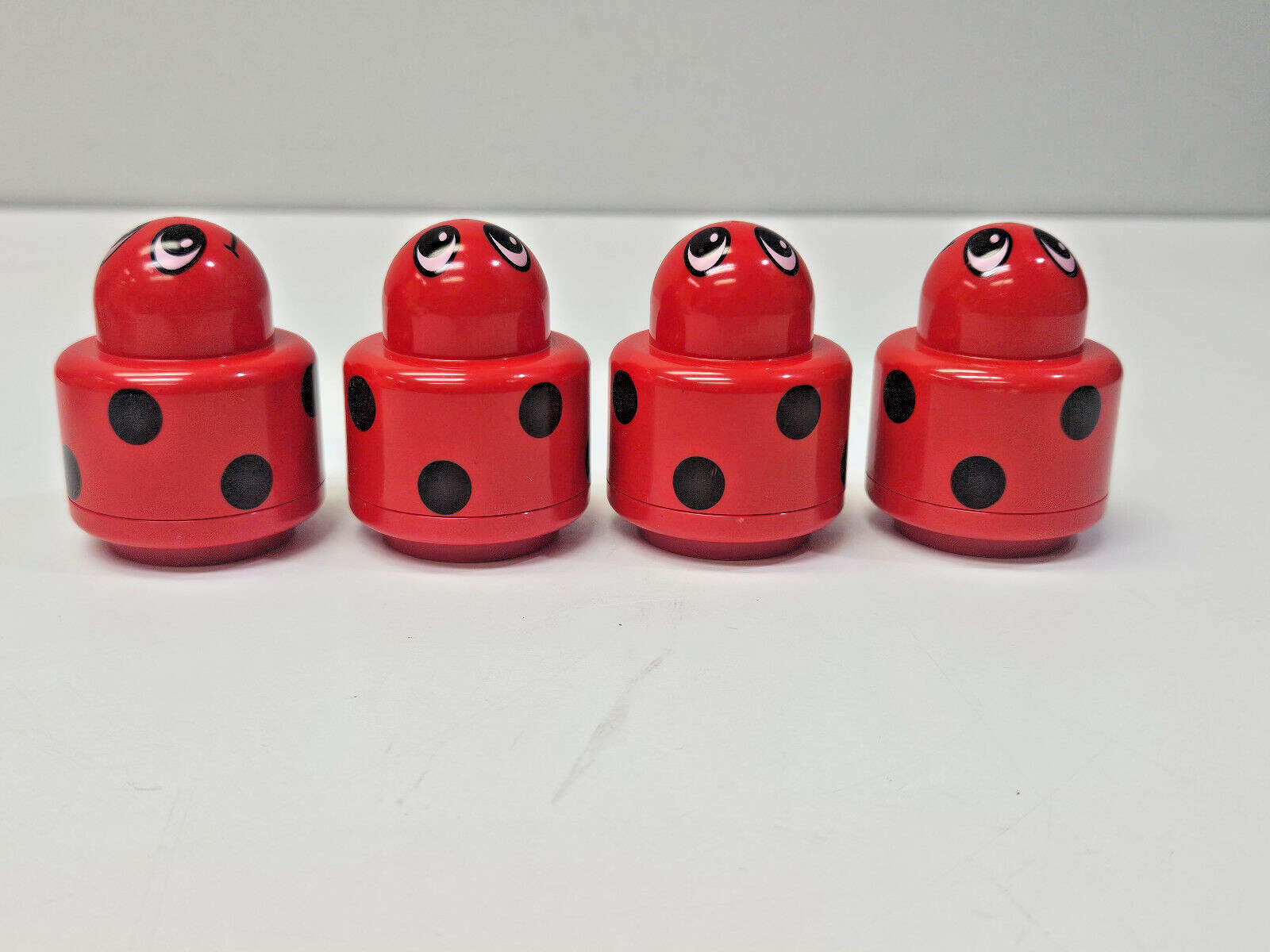 Lot 4 Vintage LEGO DUPLO PRIMO Rattle Stack RED Bug Ladybug Figure | eBay