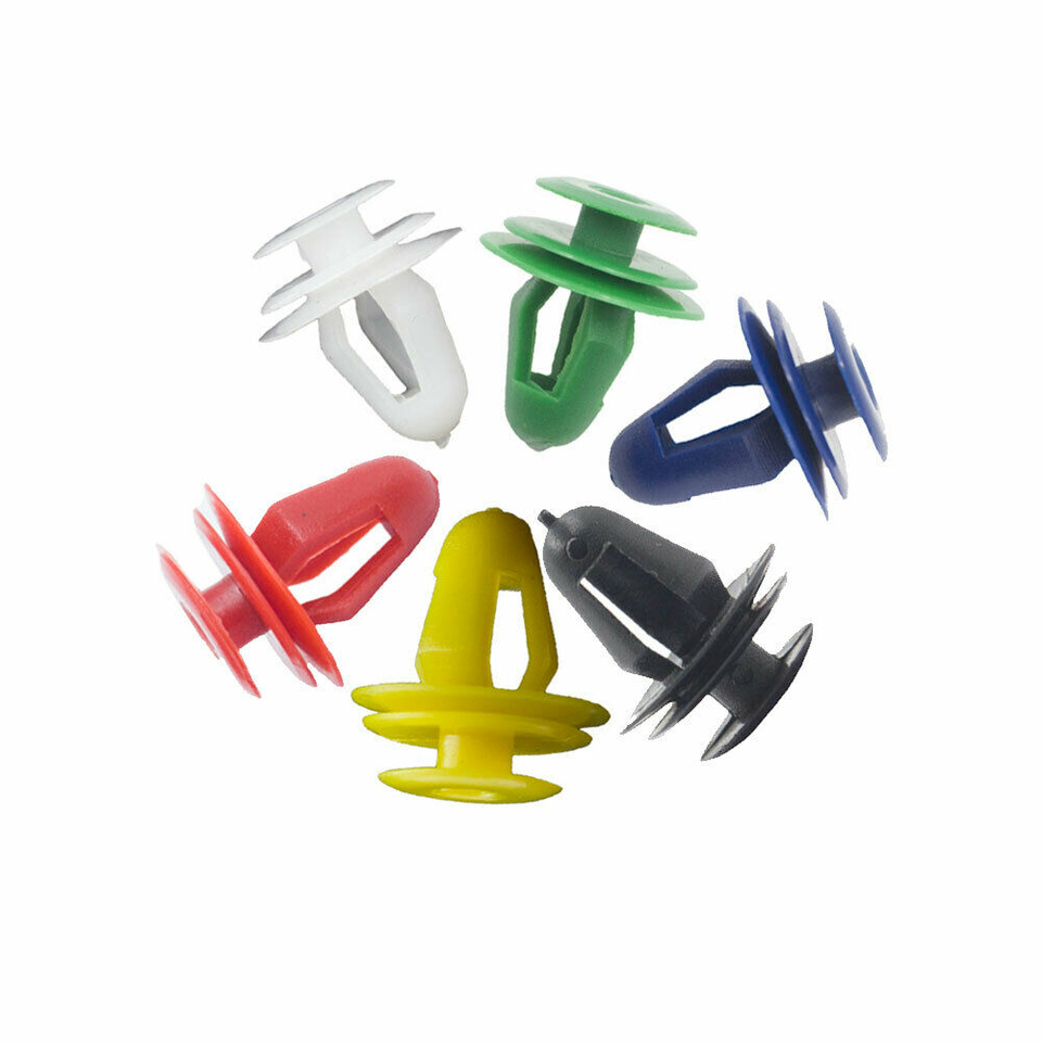 50PCS Auto Door Panel Clips Fixing Fastener 9mm Hole Car Interior Trim ...