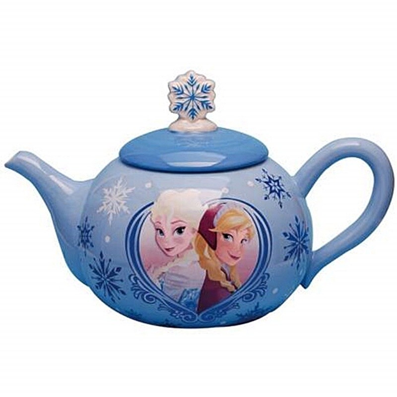 Walt Disney Frozen Movie Elsa and Anna Image Ceramic 36 oz Teapot NEW ...