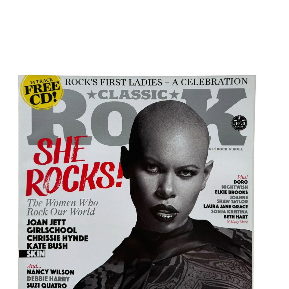 Classic Rock Magazine 2017 March Skunk Anansie Joan Jett Kate Bush ...