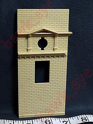 Plasticville Independence Hall Tan Lower Piece HTF O-S Scale | eBay