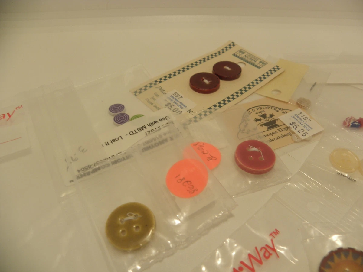 Cross Stitch Buttons And Charms