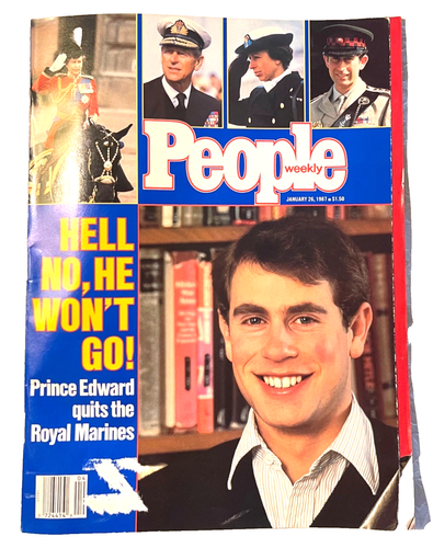 People Magazine Jan 26 1987 - Prince Edward, Royal Family Cover ...