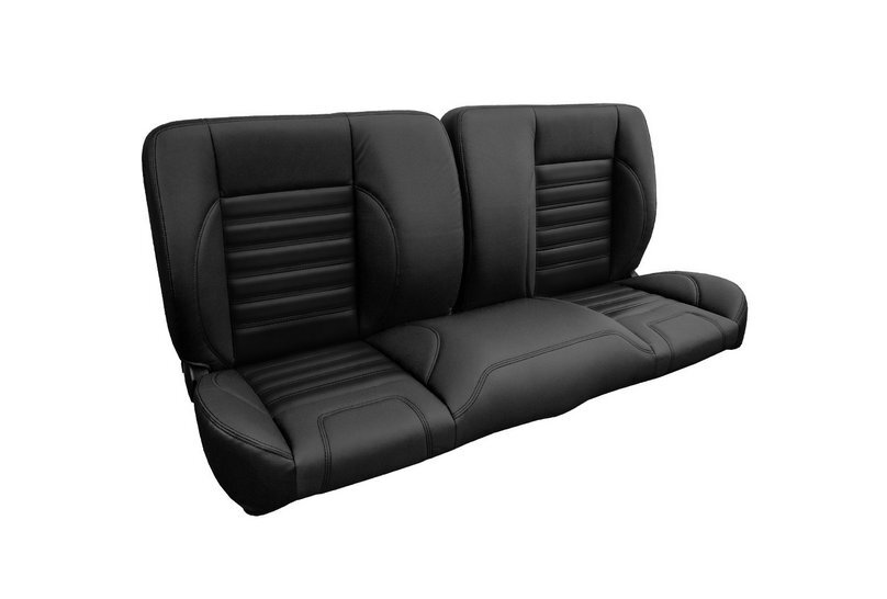 Pro-Series 60" Split Bench with Bracket,Black Stitch - 1973-87 Chevy ...