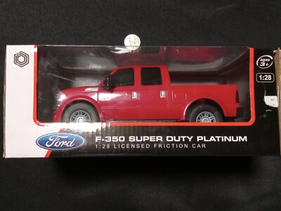 Ford tuff F-350 super duty platinum 1:28 beautiful red licensed ...