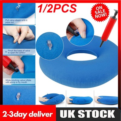 Inflatable Round Cushion Rubber Ring Donut Seat Medical Pressure Sores ...