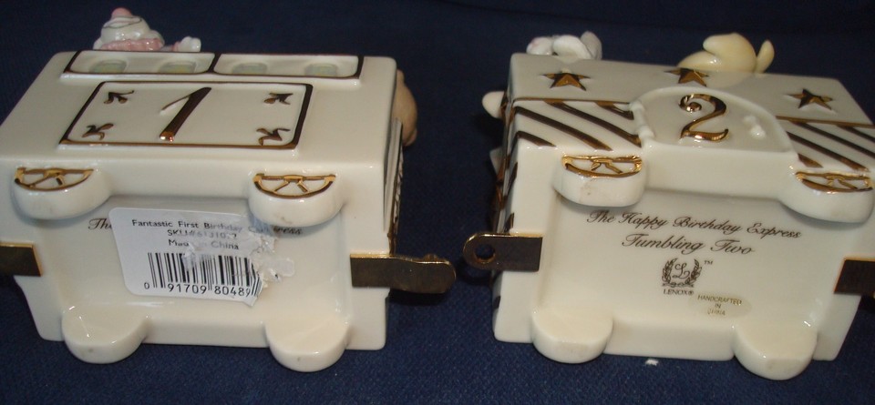 Lenox Happy Birthday Express Train Fantastic First & Tumbling Two | eBay