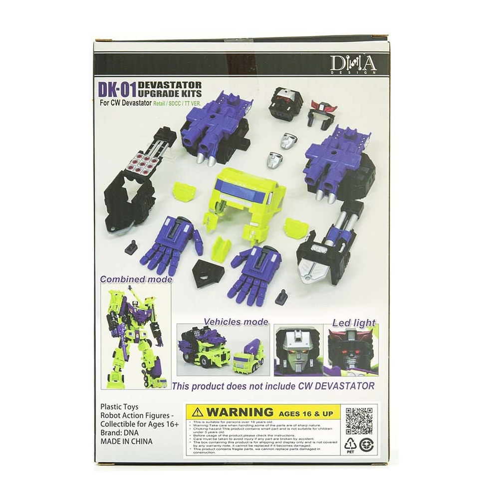 DNA Design DK-01 DK01 Upgrade Kits For Devastator Accessories in stock | eBay