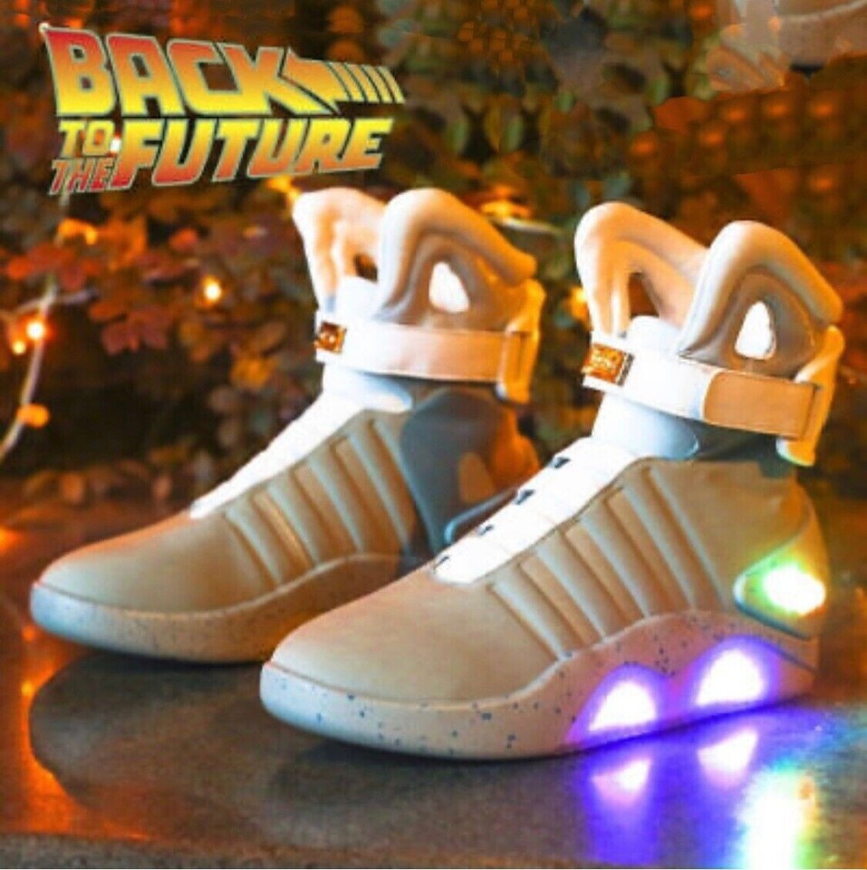 Mens BACK TO THE FUTURE AirMag WARRIOR Sneakers LIGHTNING Athletic ...