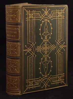 Longfellow Poetical Works Routledge 1854 Leather Fine Binding John ...