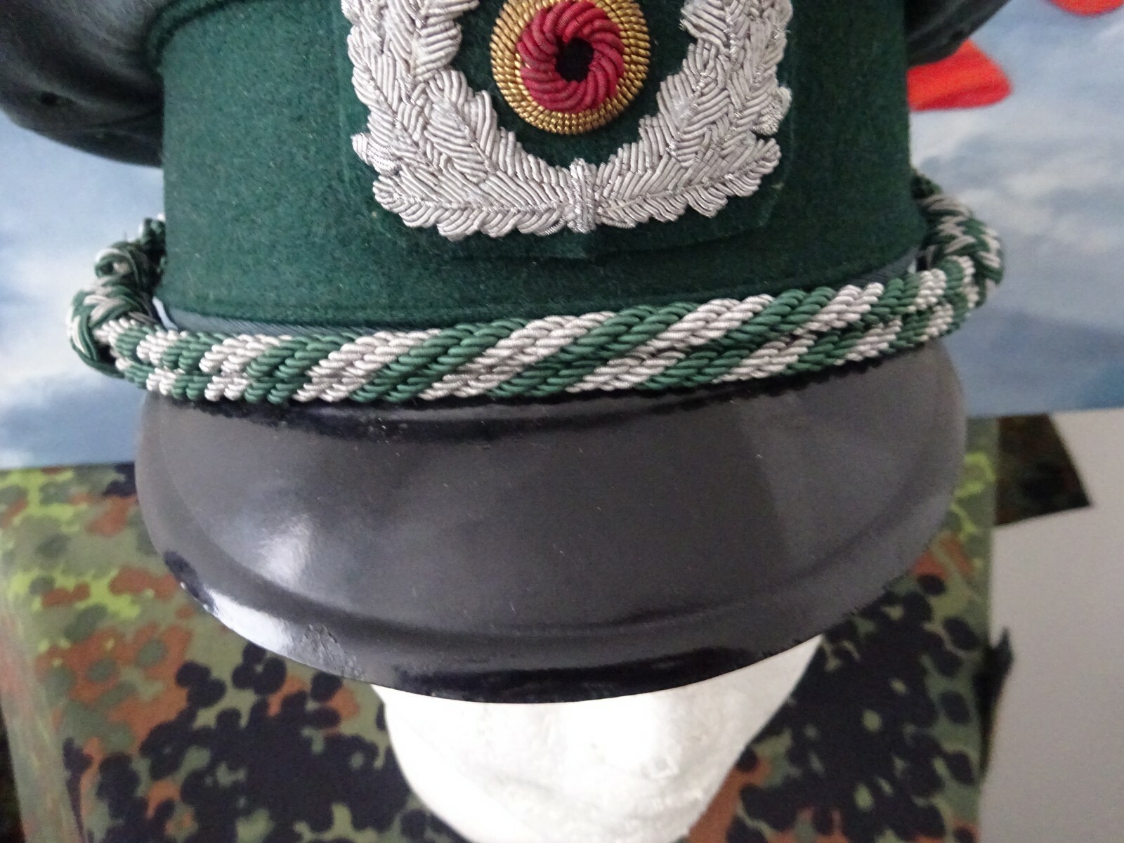 Orginal BGS Bundesgrenzschutz Mütze Gr.54 Schirmmütze | eBay UK