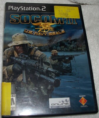 SOCOM: U.S. Navy SEALs for Playstation 2 PS2 Complete with Manual ...