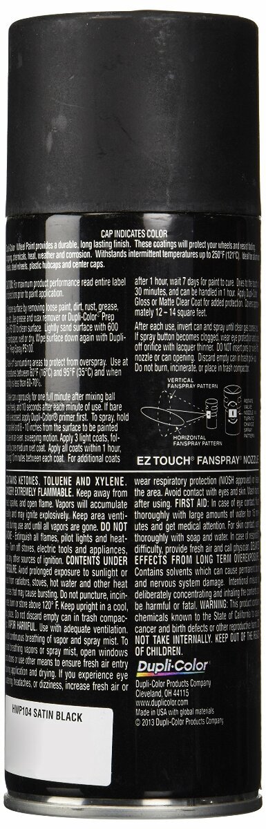 Dupli-Color HWP102 High Performance Wheel Paint Graphite - 12 oz ...