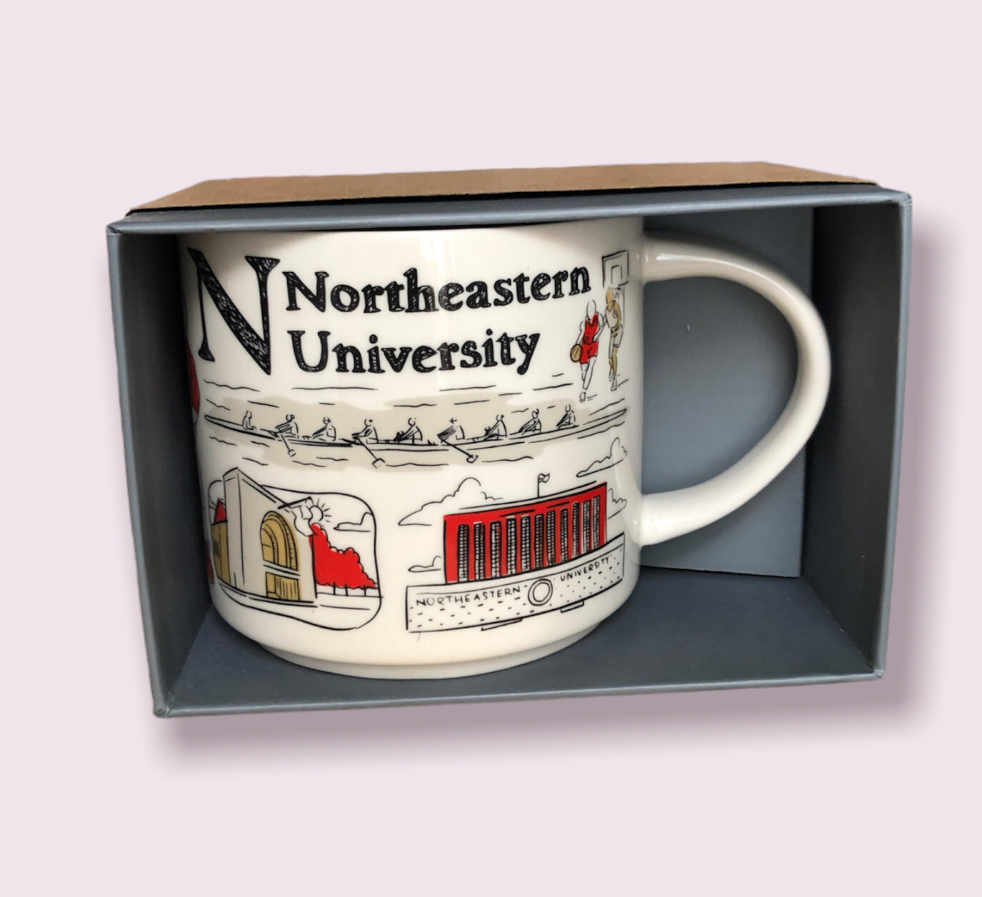 Starbucks Northeastern University Been There Campus Collection 14 oz ...