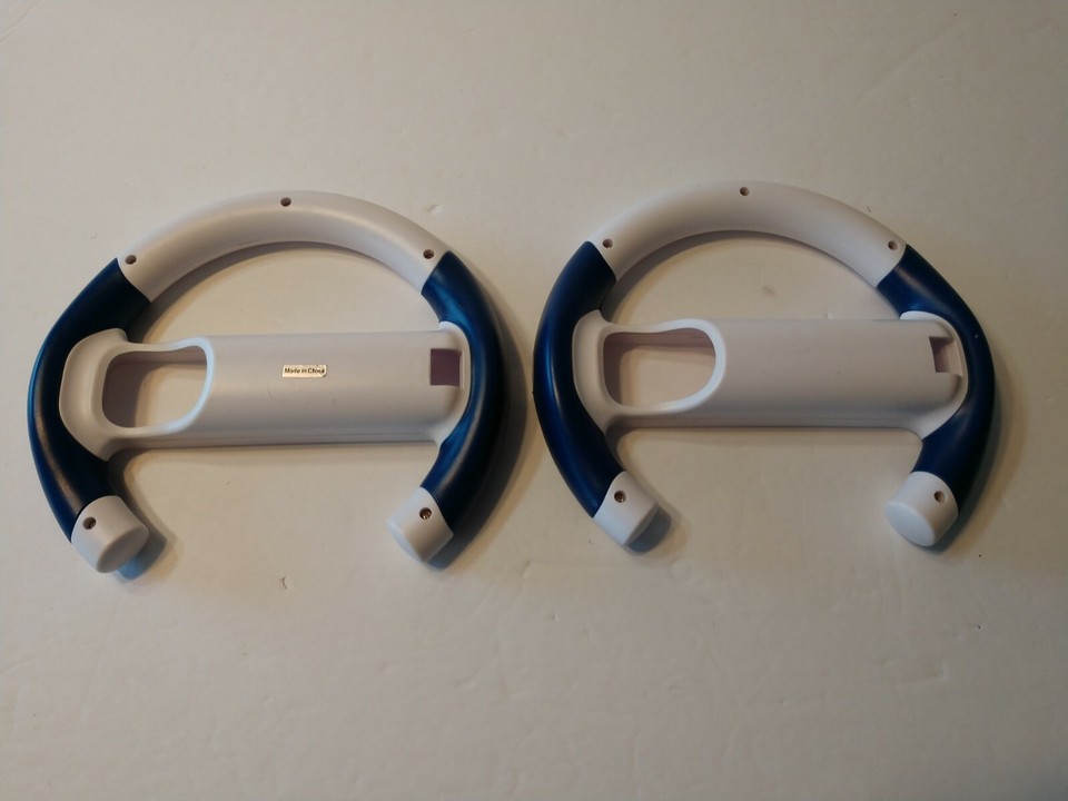 Set of 2 Nintendo Wii Mario Kart Steering Racing Wheels | eBay