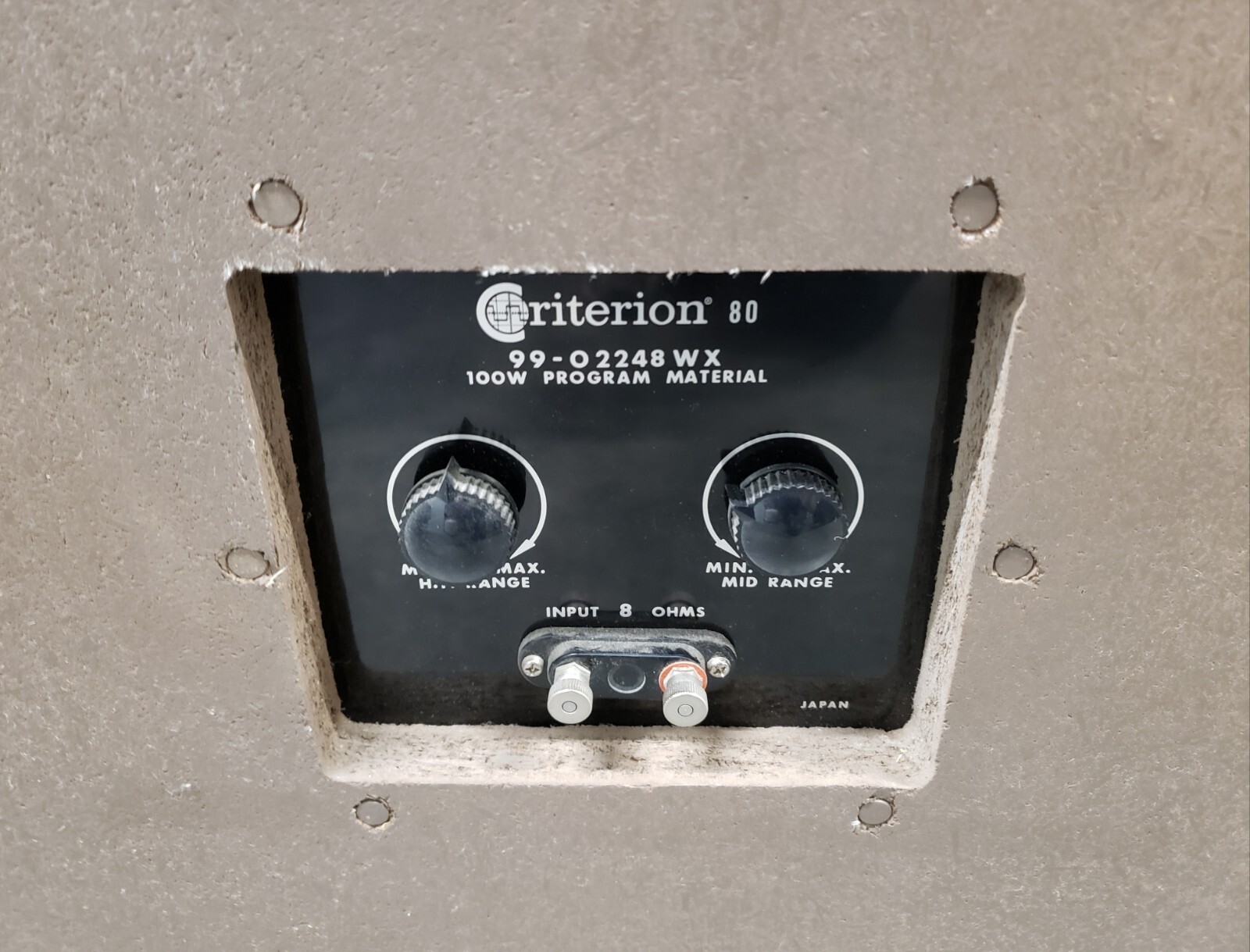 Criterion 80 Home Stereo Audio Speakers Set of 2 | Vintage Stereo ...