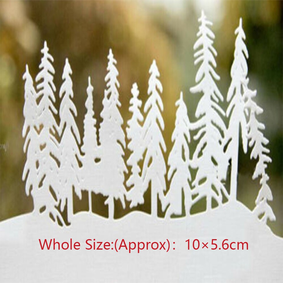 Tree Metal Cutting Dies Scrapbooking Album Paper Cards Cut Embossing ...