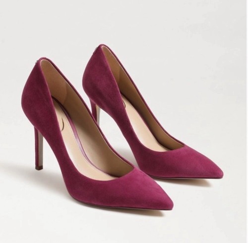 GORGEOUS SAM EDELMAN RED SUEDE PUMPS, SHOES, SIZE 9 US, 39 EUR | eBay