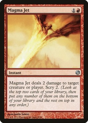 MTG Magic the Gathering Magma Jet (22/83) DD Heroes vs. Monsters LP | eBay