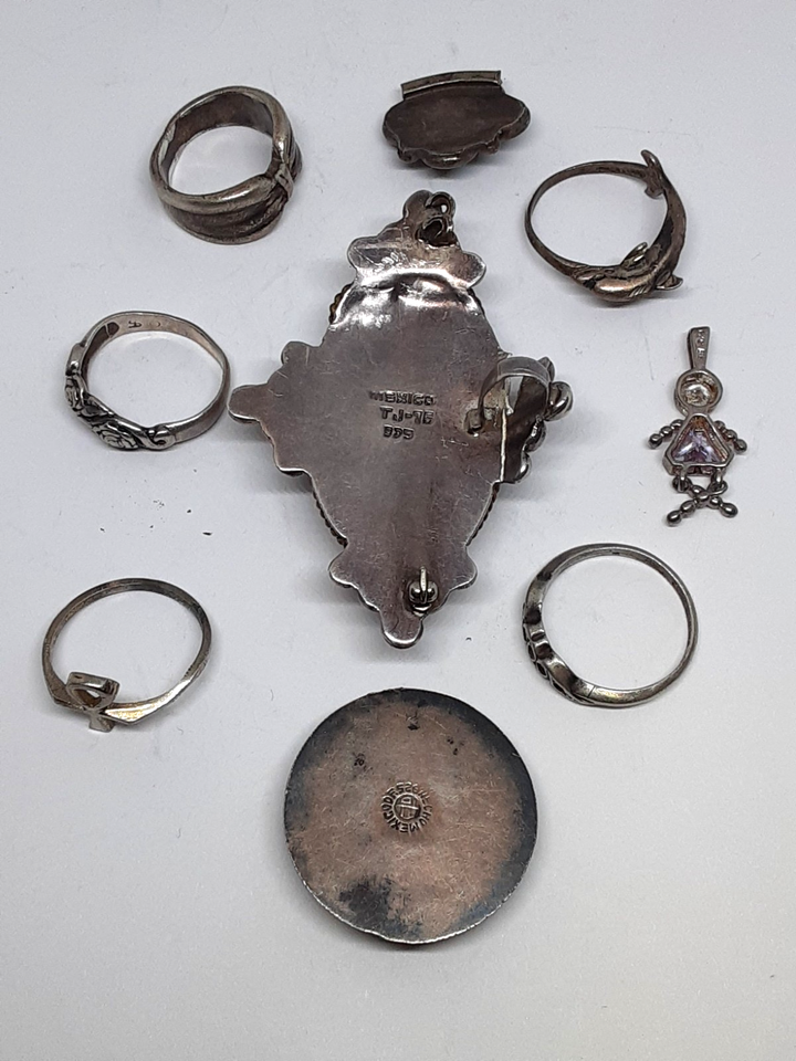 Sterling Silver 925 Assorted Estate LOT Scrap Repurpose Repair | eBay