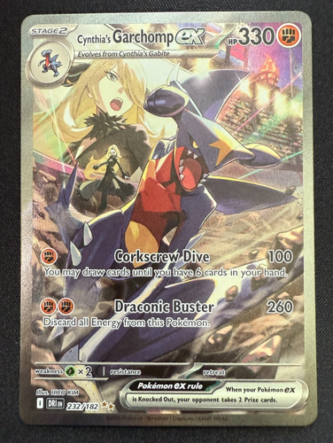 Cynthia's Garchomp EX - Destined Rivals - 232/182 HOLO | eBay