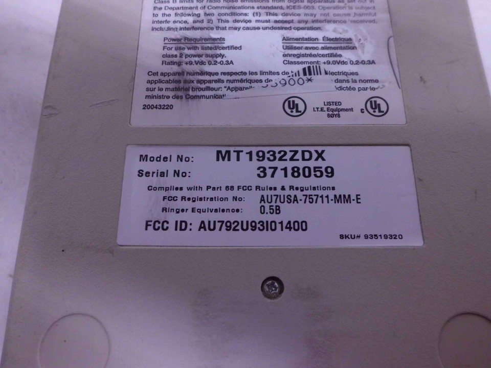 MT1932ZDX MULTITECH SYSTEMS MULTIMODEM ZDX EXT 19.2 ASYNC MODEM WITH ...