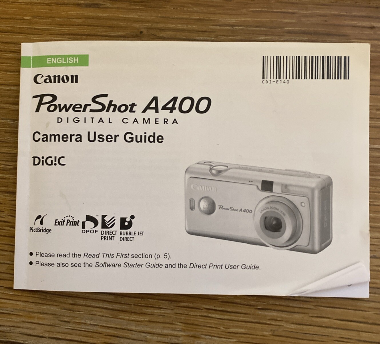Canon PowerShot A400 3.2MP Digital Camera - Silver for sale online | eBay