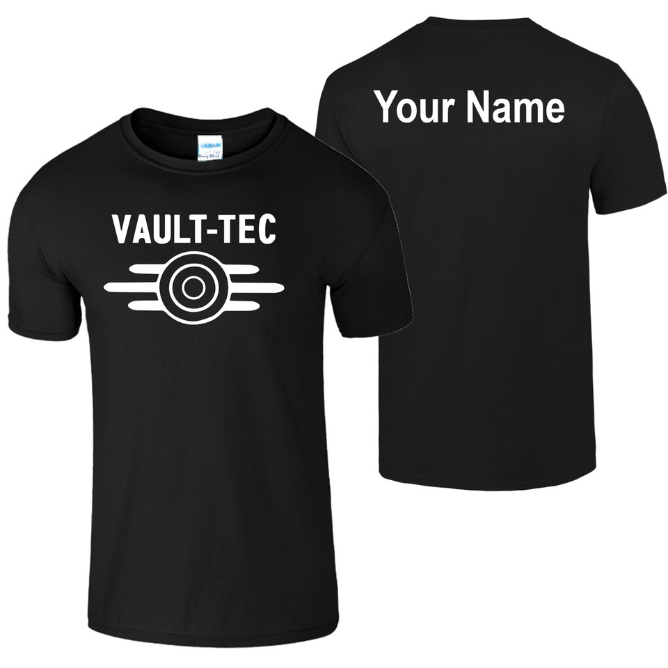 Personalised Vault Tec Kids Tshirt Retro Cool Comic Arcade Fallout ...