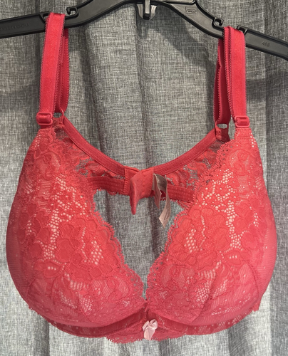 Victoria Secret Dream Angels Push Up Bra 36D Pink Lace Lace Back | eBay