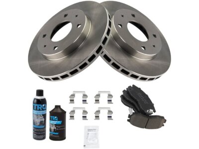 TRQ 72PV58P Front Brake Pad and Rotor Kit Fits 1992-1995 Mitsubishi ...