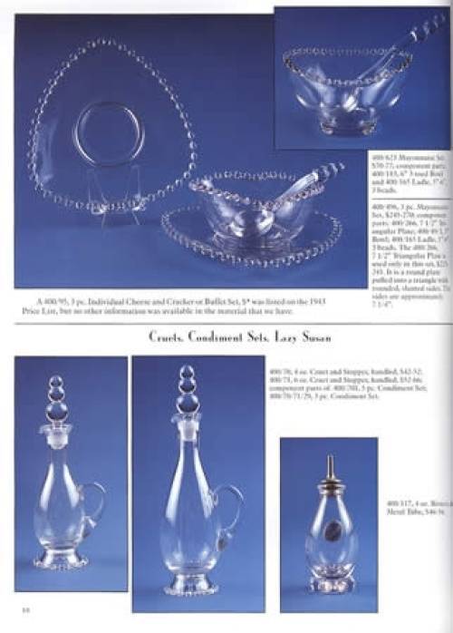 Candlewick Crystal Collector Guide 3rd Ed Imperial Glass incl Serving ...