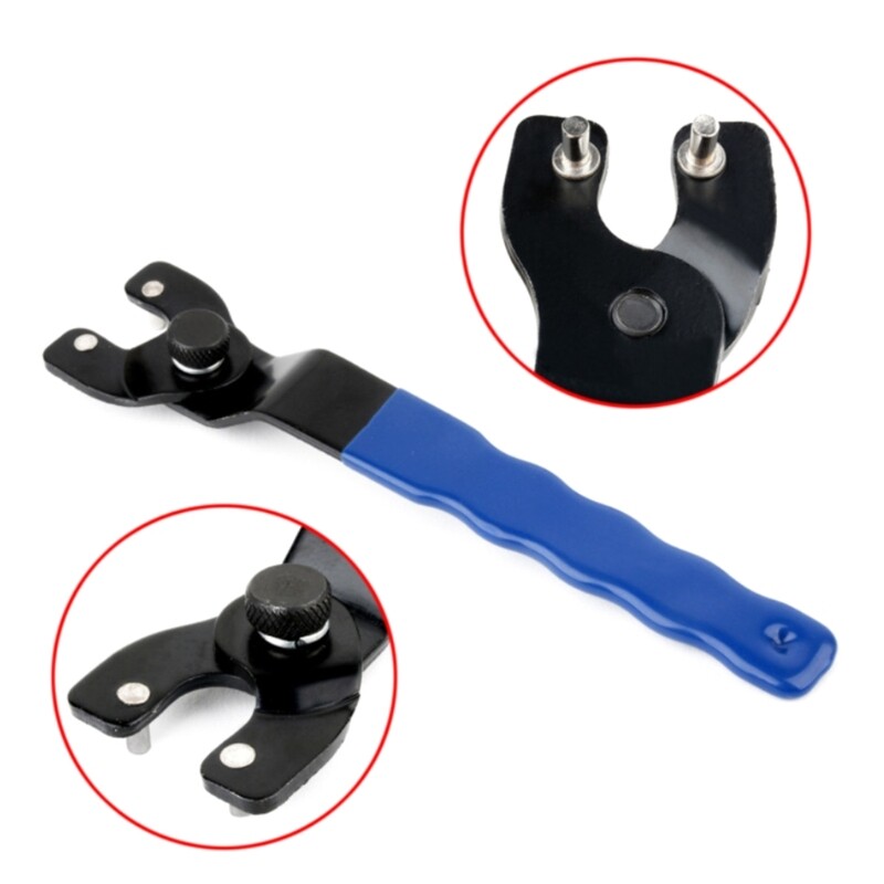 Adjustable Angle 8-50mm Grinder Key Pin Spanner Plastic Handle Pin ...