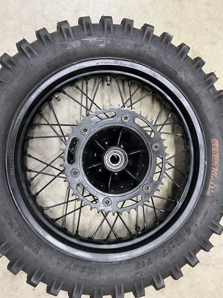 1982 82 Yamaha IT 465 IT465 465IT OEM Rear Wheel Assembly Rim Tire Hub ...