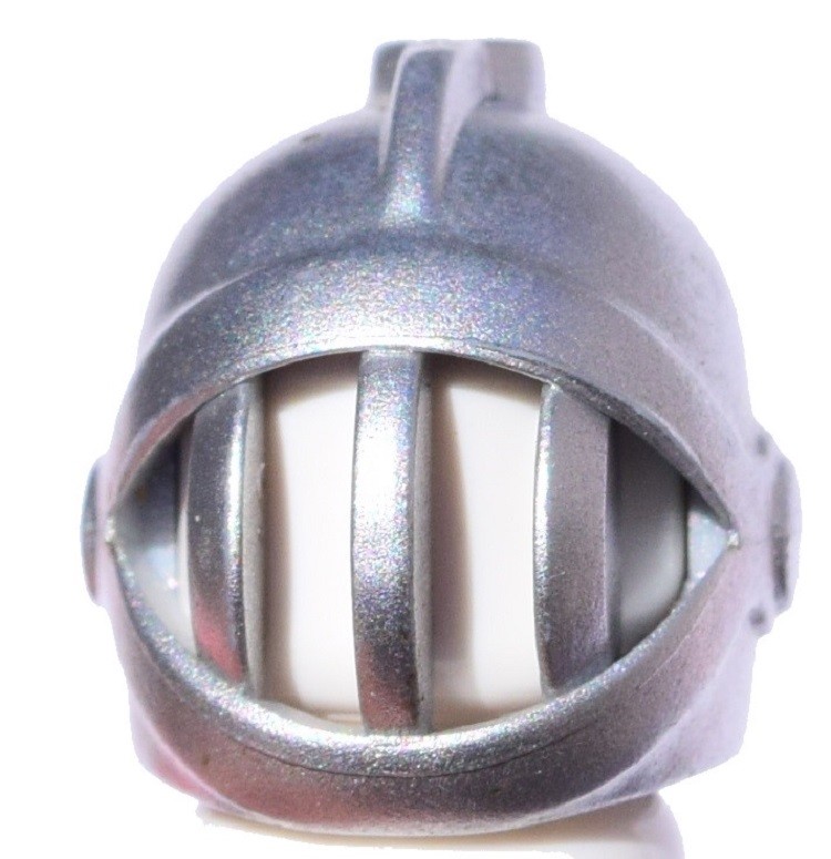 ☀️NEW Lego Boy/Girl Minifig Hat Metallic Silver Battle Castle Knight ...