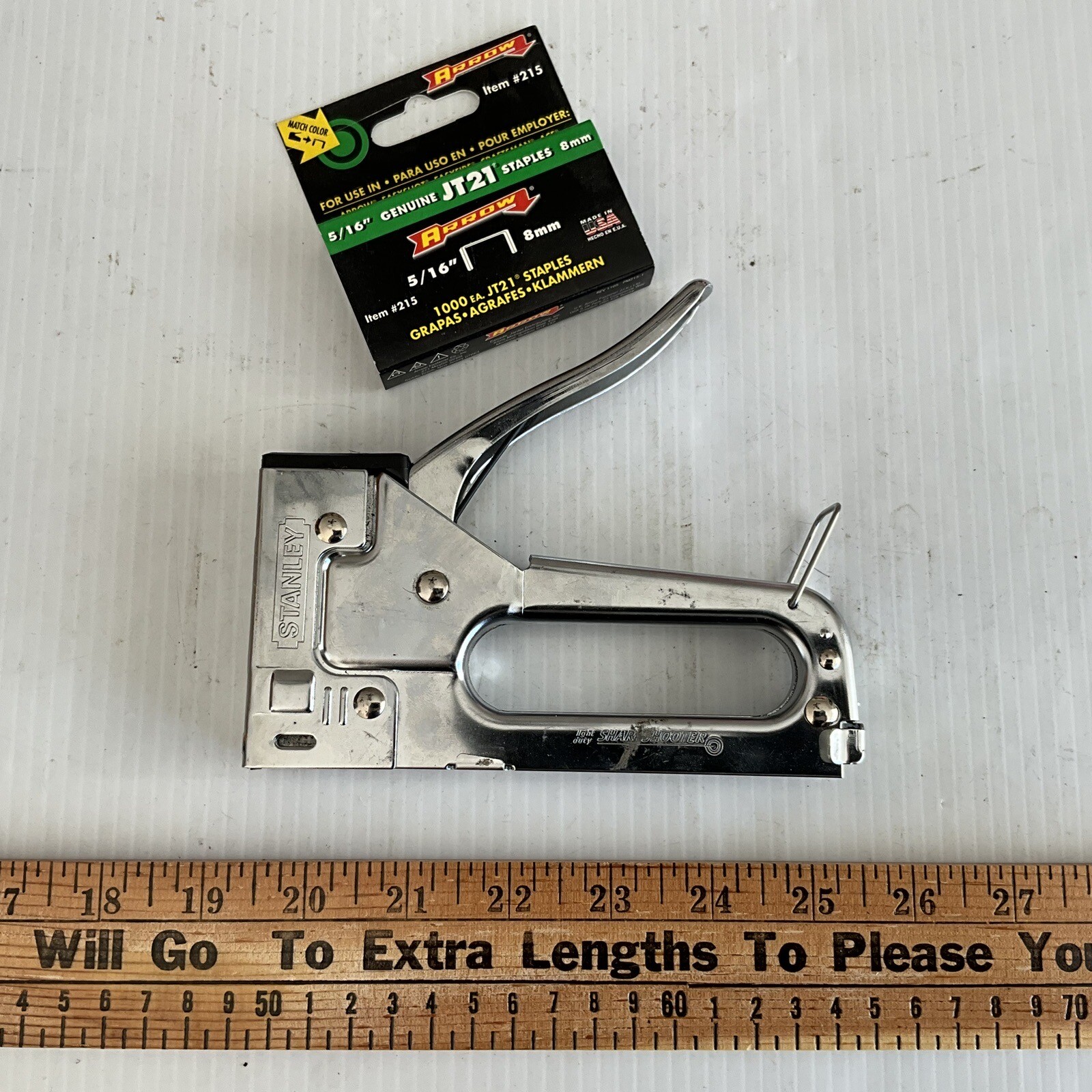 Stanley Light Duty Sharpshooter Model TR45 Staple Gun with 1 Box Of ...