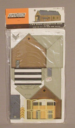 NOS SuperQuick OO/HO Scale Dbl Paper Kit Series A No. 5 Two Road ...