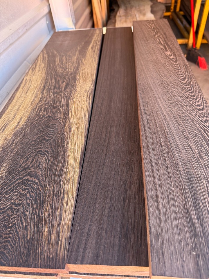 Wenge Exotic African Hardwood - 2 PIECES - 36" length S2S Kiln Dried | eBay