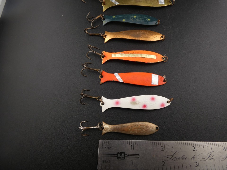 Lot of 8 Mooselook Wobbler Trout Salmon Fishing Lures Spoons | eBay