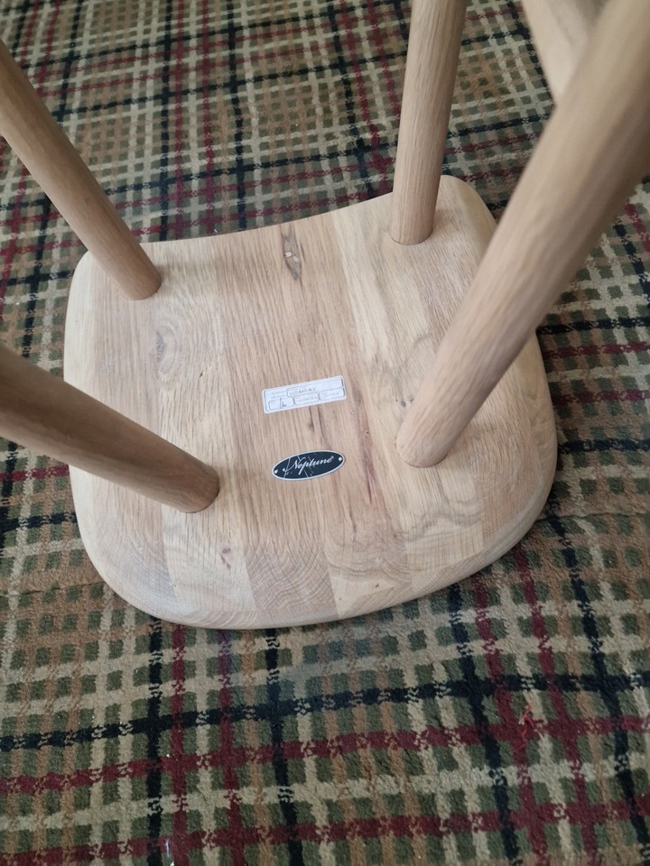 Neptune Ludlow Bar Stool Natural Oak | eBay UK